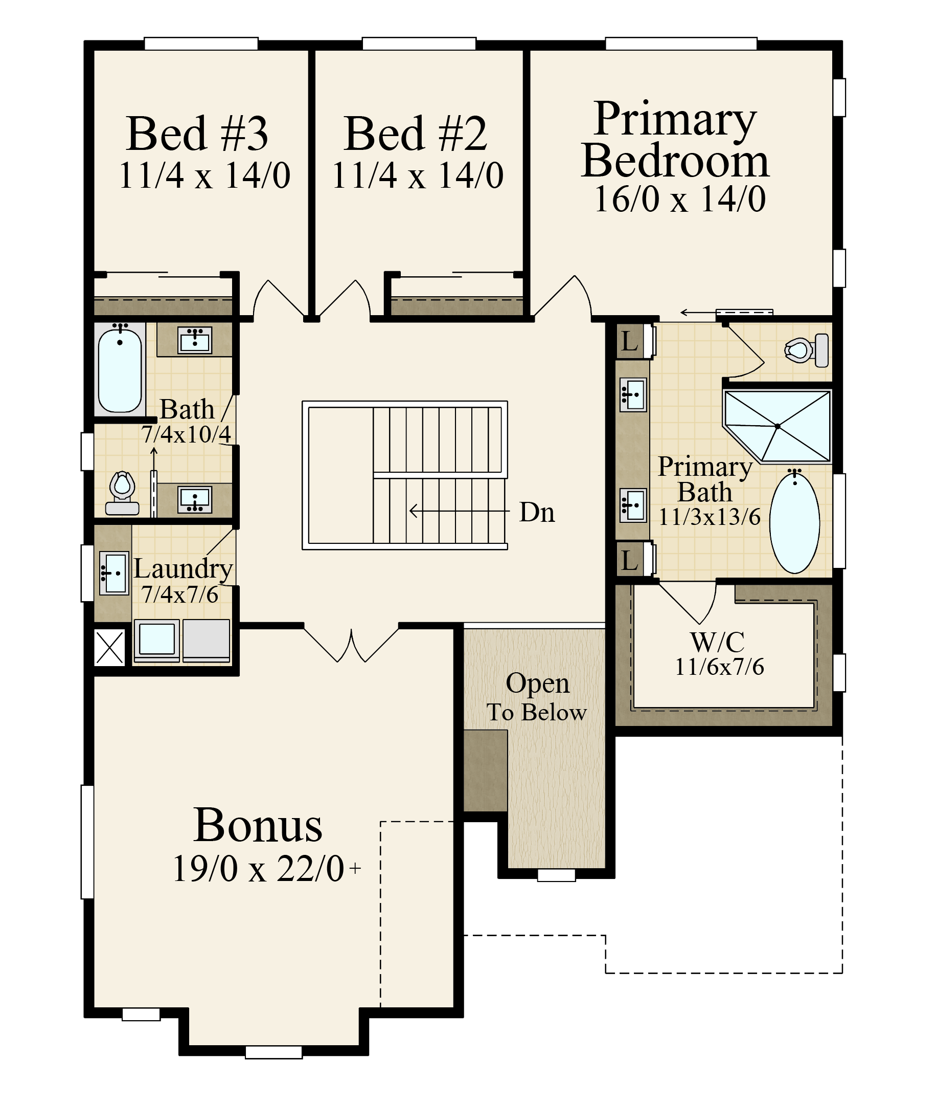 Modern French Country Home Design-Present Moment - M-3197